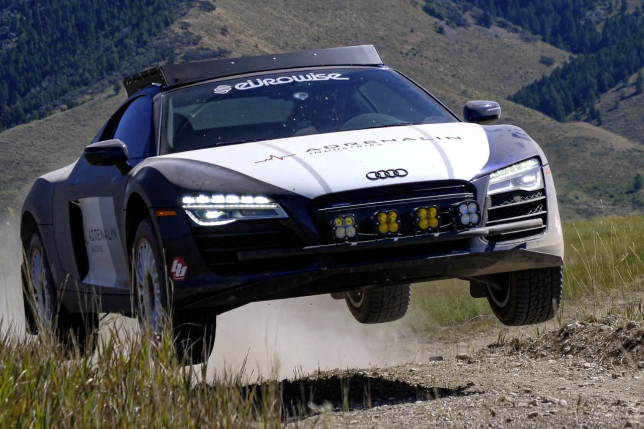 Photo 1 - Focus sur cette Audi R8 transformée en voiture de rallye ...
