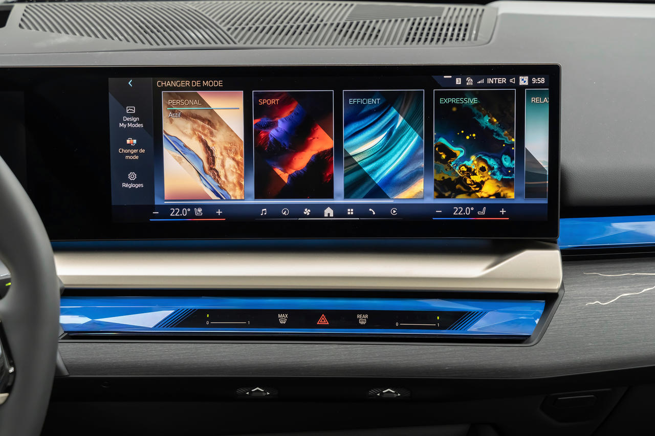 Photo 19 - modes de conduite BMW i5 - Essai BMW i5 (2023). Quelle ...