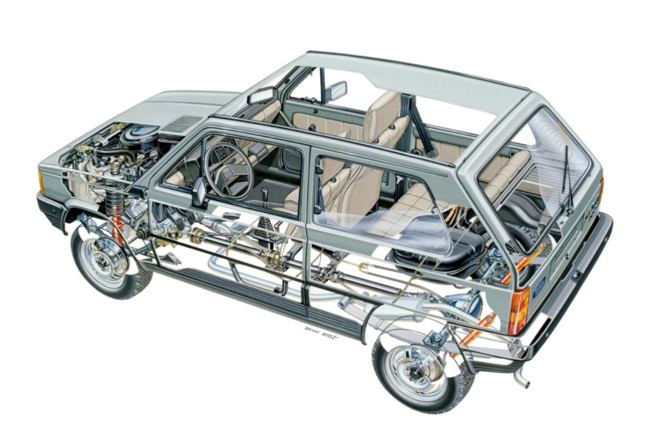 Photo 3 - Pour mettre au point la Panda 4x4, Fiat a fait appel à Steyr ...