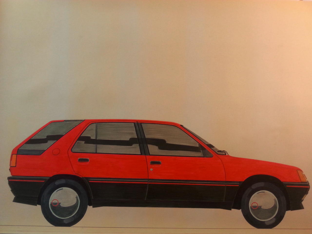 Photo 5 - étude Break 205 Nepala - Peugeot 205 Nepala : un break unique ...