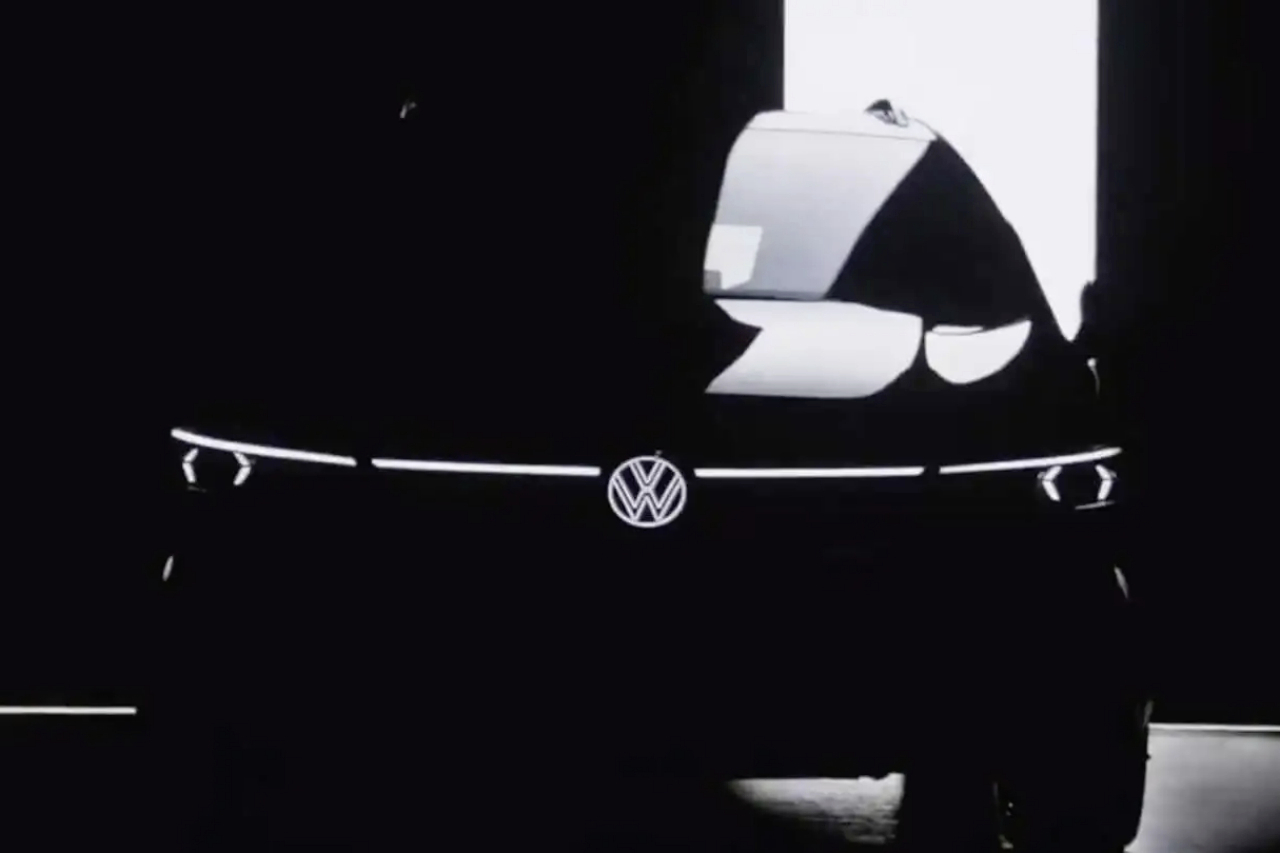 Photo 1 - Volkswagen vient de diffuser une première image de la Golf 8 ...