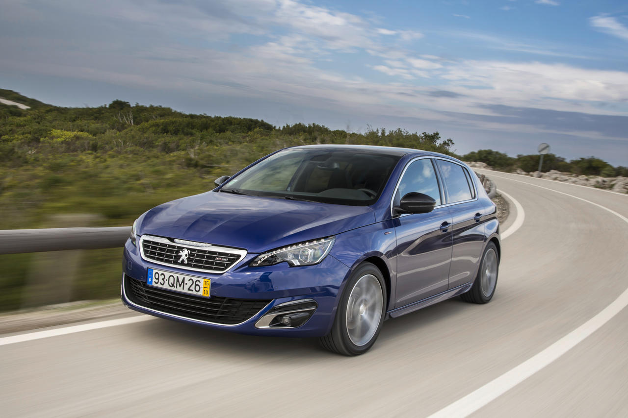 Photo 20 - Peugeot 308 deuxième génération restylée bleue - Ventes d ...