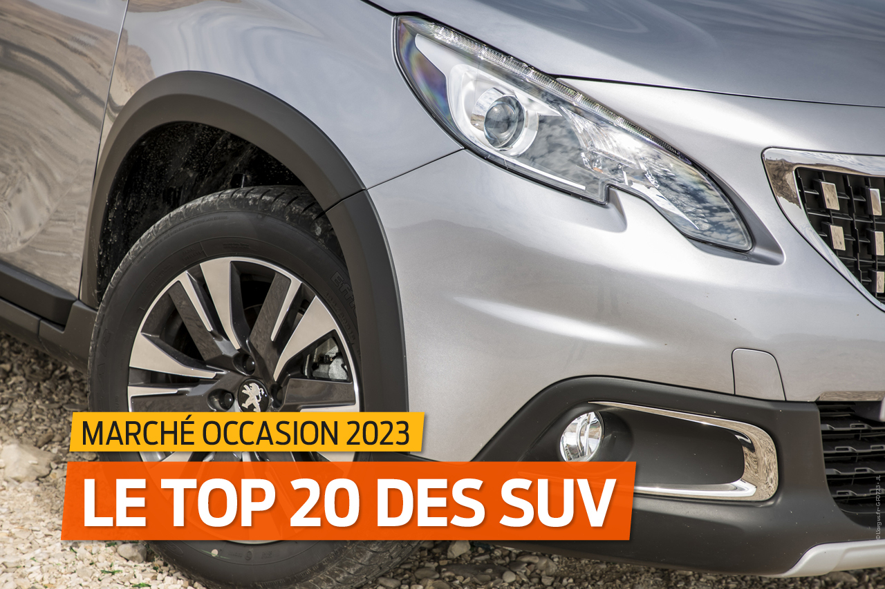 Voitures d’occasion 2023. Le top 20 des SUV les plus vendus en France