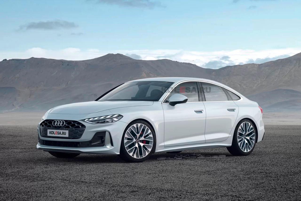 Photo 1 - Cet aperçu dévoile le design de la prochaine Audi A5 ...