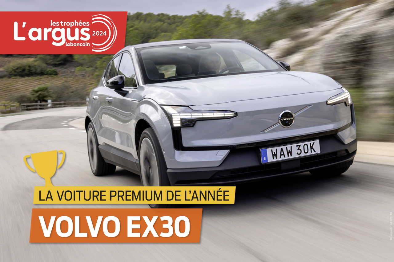 Le Volvo EX30 élu Voiture premium de l’année 2024 aux Trophées de L’argus