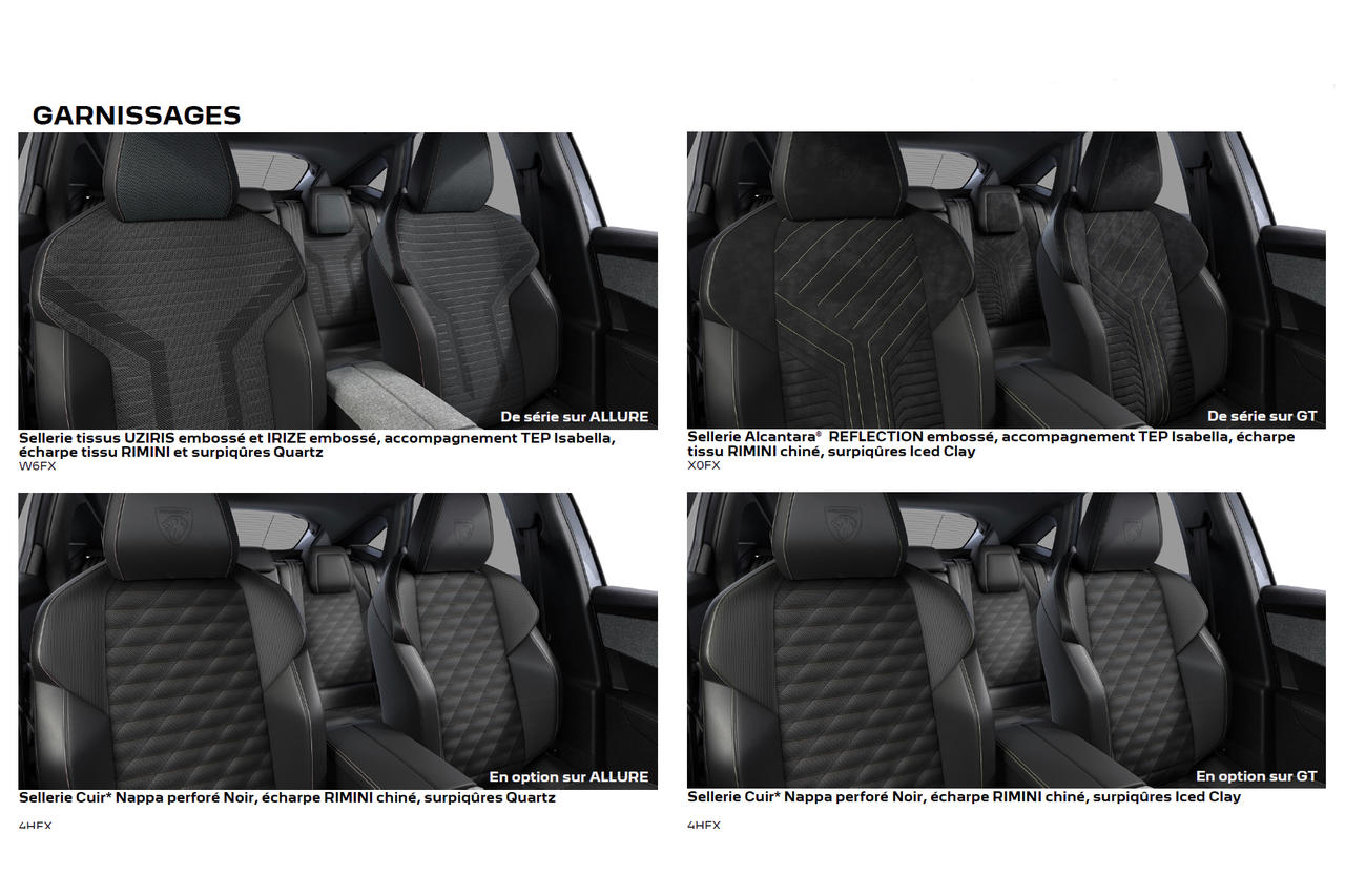 Photo 14 - La sellerie tissu ou Alcantara peut être remplacée par du ...