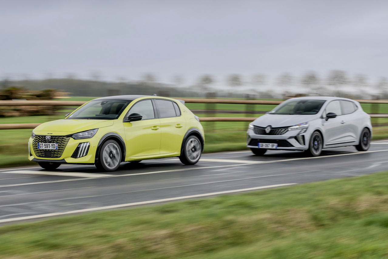 Photo 1 - peugeot 208 hybride vs renault clio e tech - Essai comparatif ...