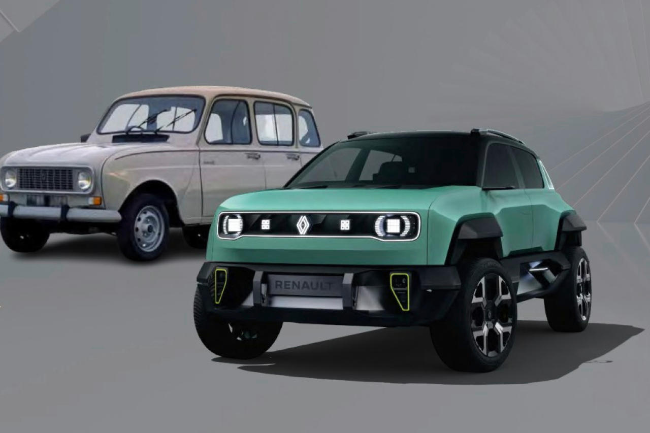 Photo 7 - Renault redonne vie à sa 4L avec son concept 4Ever. - R4, R5 ...