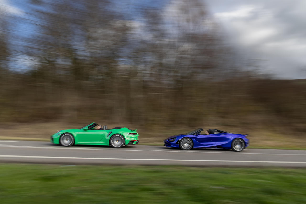 Photo 3 - Acceleration McLaren 750S vs Porsche 911 Turbo S - Essai ...