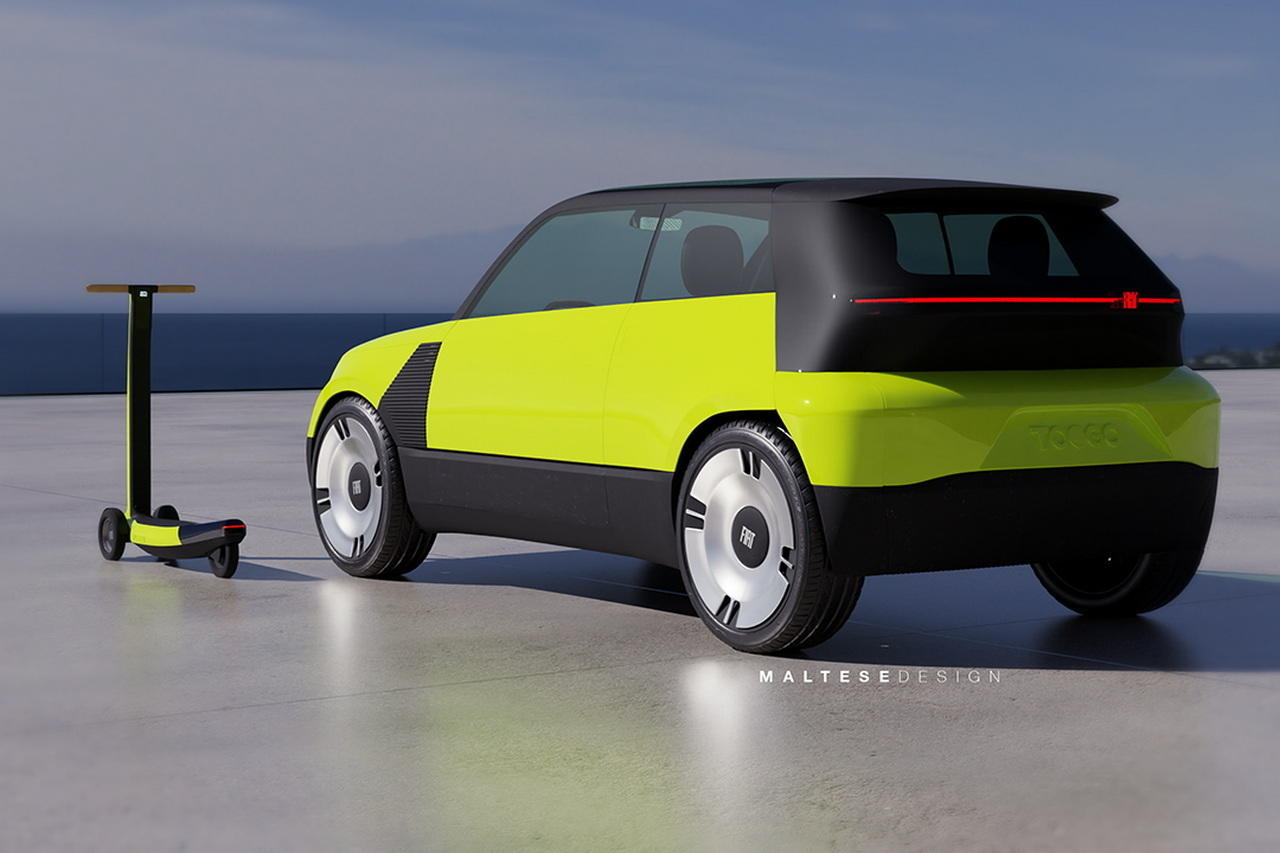 Diaporama et photos - Nouvelle Fiat Panda (2024). Un designer imagine ...