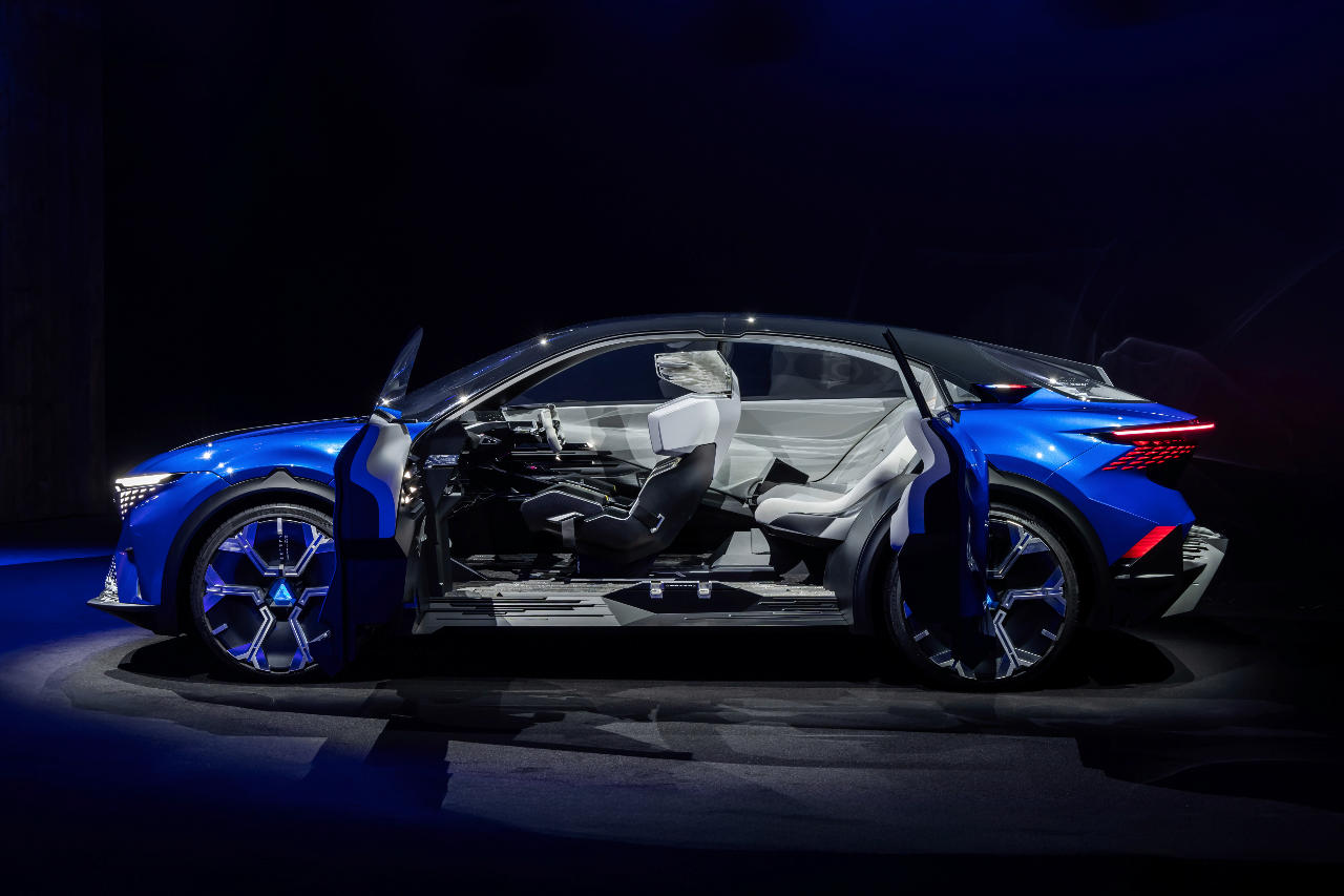 Alpine A390_β (2024). A la découverte du concept de berline Fastback ...