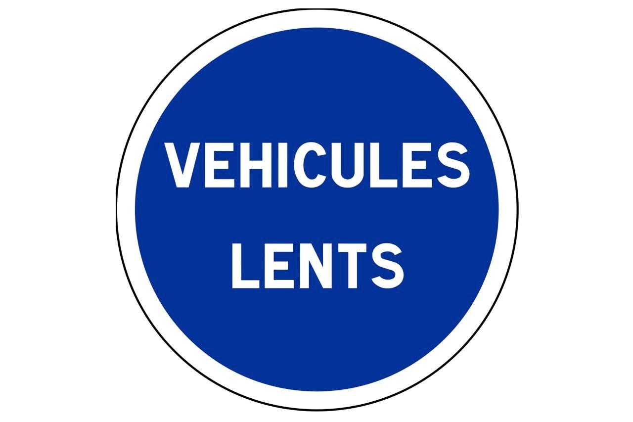 Voie de droite réservée aux véhicules lents : une file comme les autres