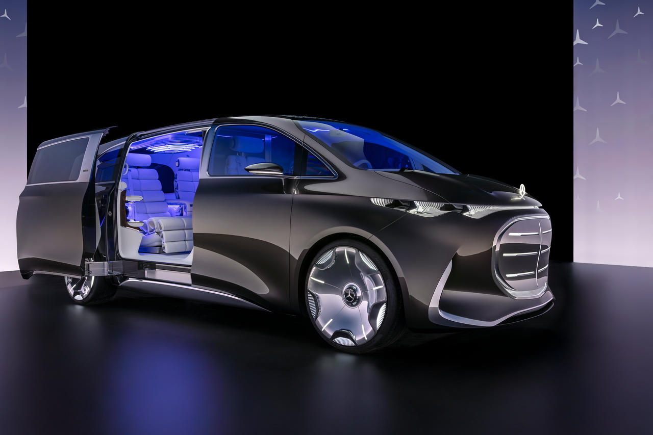 Mercedes Vision V (2025). A bord du concept-car qui préfigure le futur Classe V de 2026