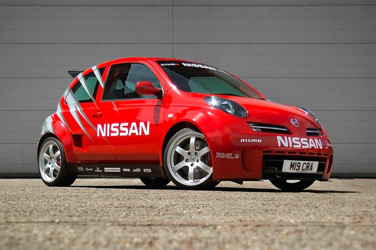 Nissan Micra 350SR (2005). Le prototype à moteur V6 central de 300 ch ...