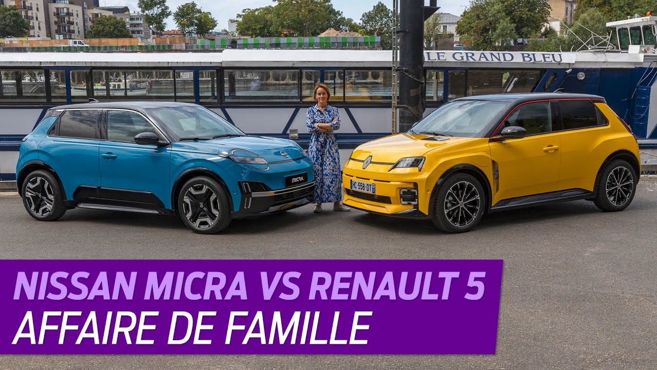 Vidéo : Nissan Micra VS R5 E-tech (2025) : le match des citadines électriques
