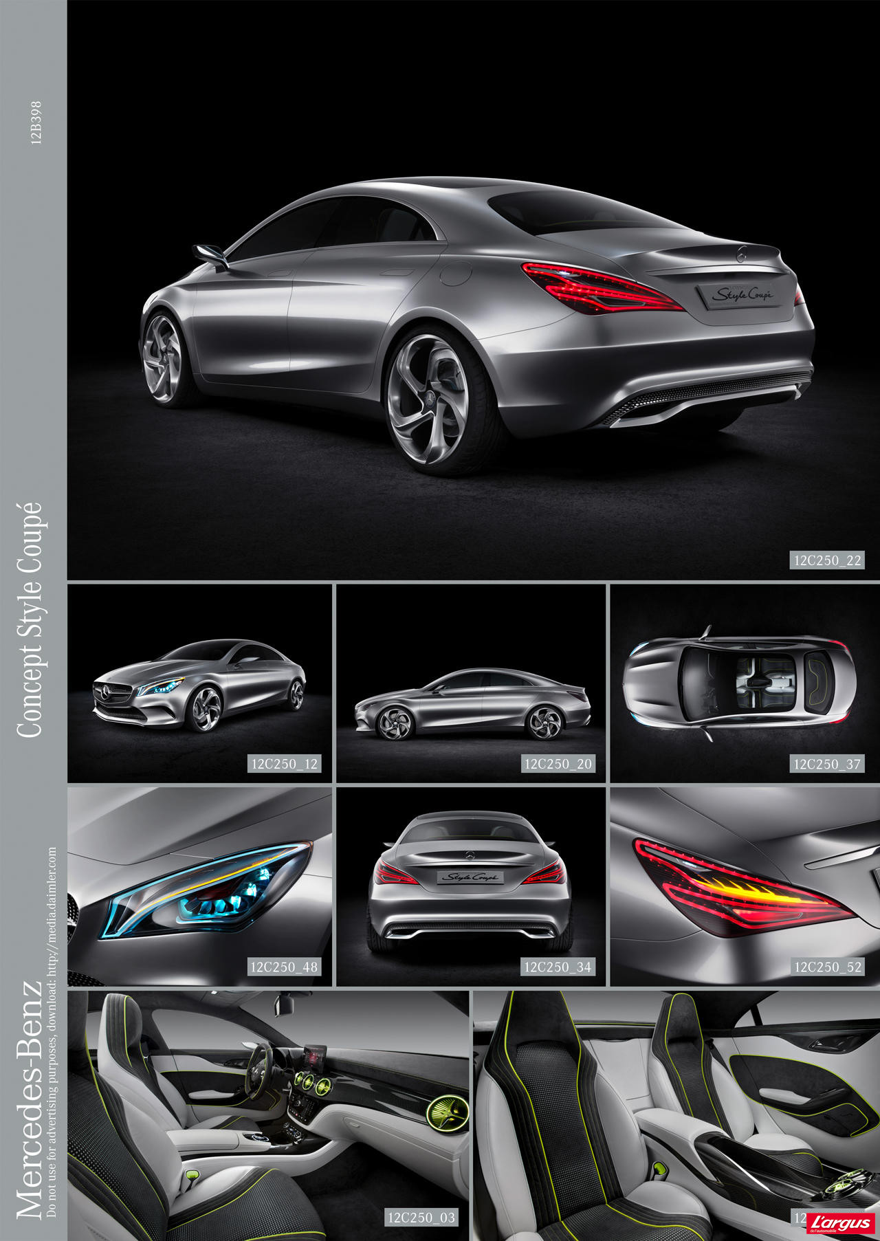 Photo 1 - Pékin 2012 - Mercedes Concept Style Coupé : une mini CLS