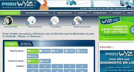 Photo 1 - Pneu-wyz lance une plate-forme dédiée au réseau Chevrolet