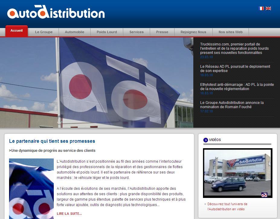 Photo 2 - Un nouveau site internet pour Autodistribution