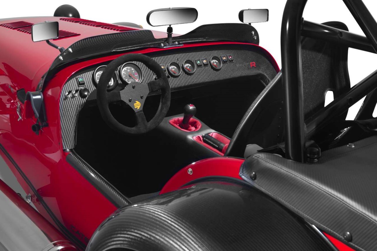 Caterham Seven 170 (2021). La sportive de 440 kg disponible en France