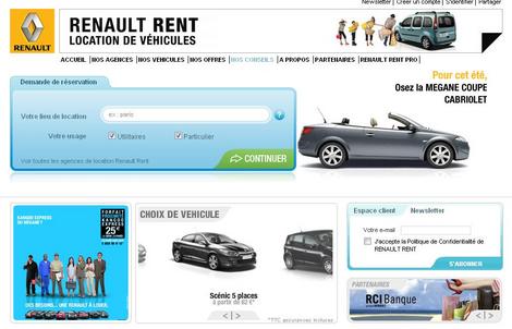Diaporama et photos - Renault Rent s'offre un site de réservation | L'Argus