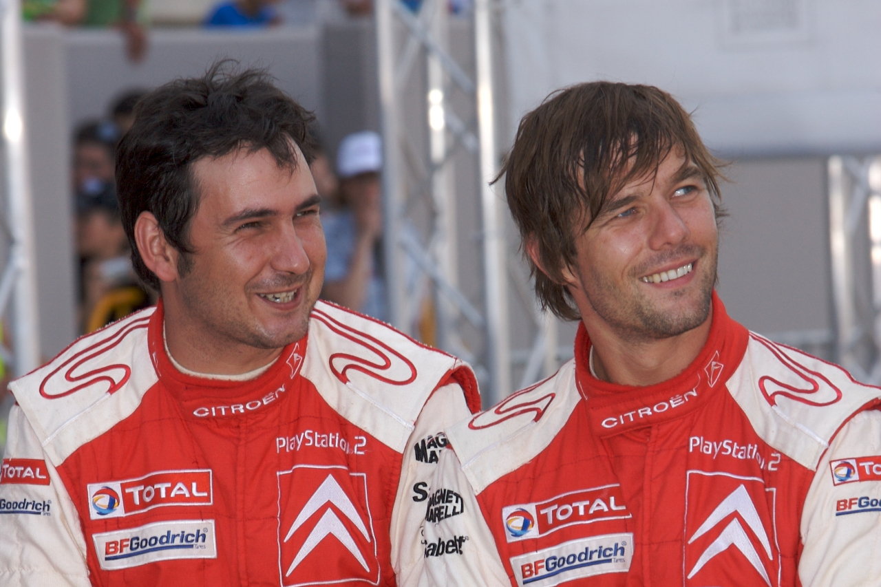 Photo 4 - daniel elena et sebastien loeb en 2007 - Championnat du monde des rallyes. La dynastie ...