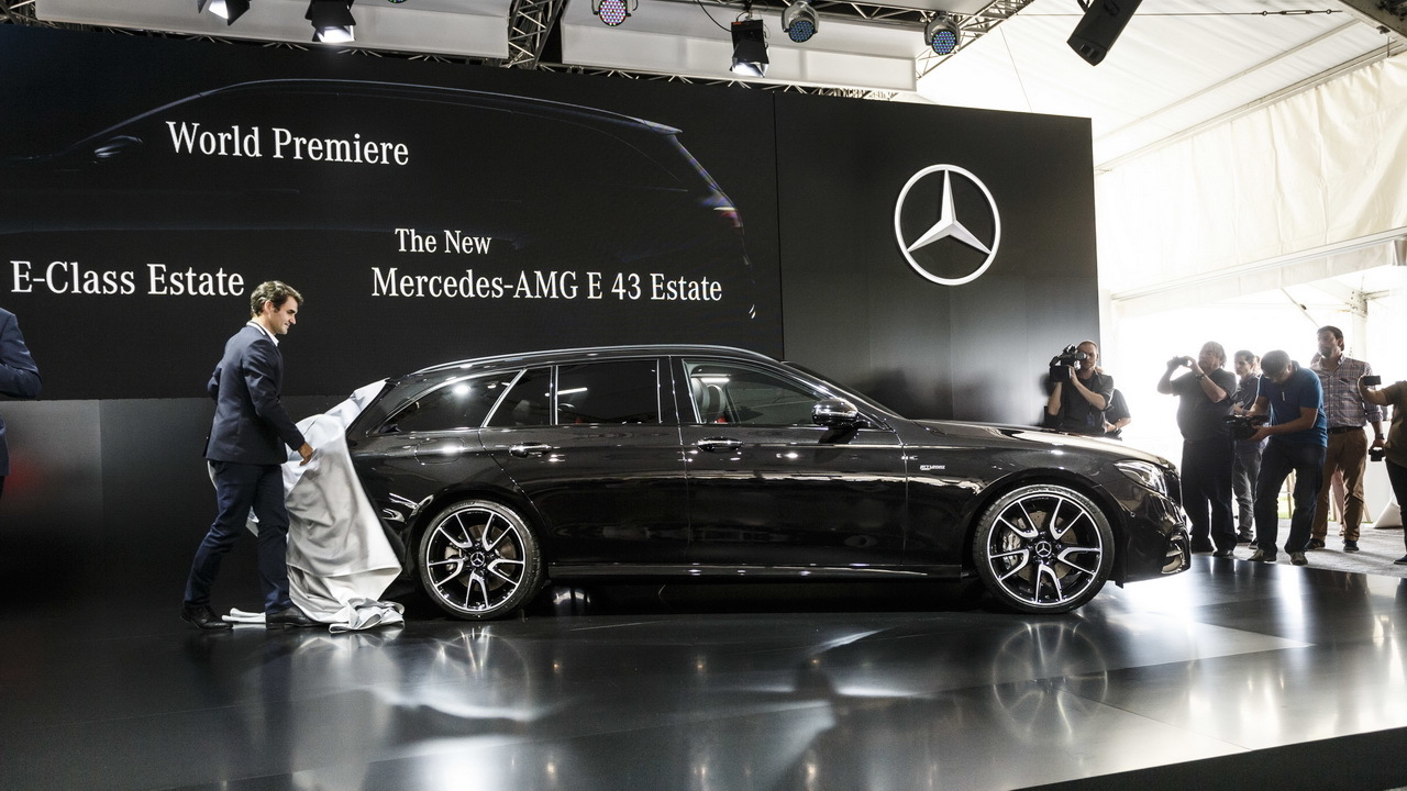 Photo 3 - mercedes classe e 43 amg break noire roger federer - Mercedes ...
