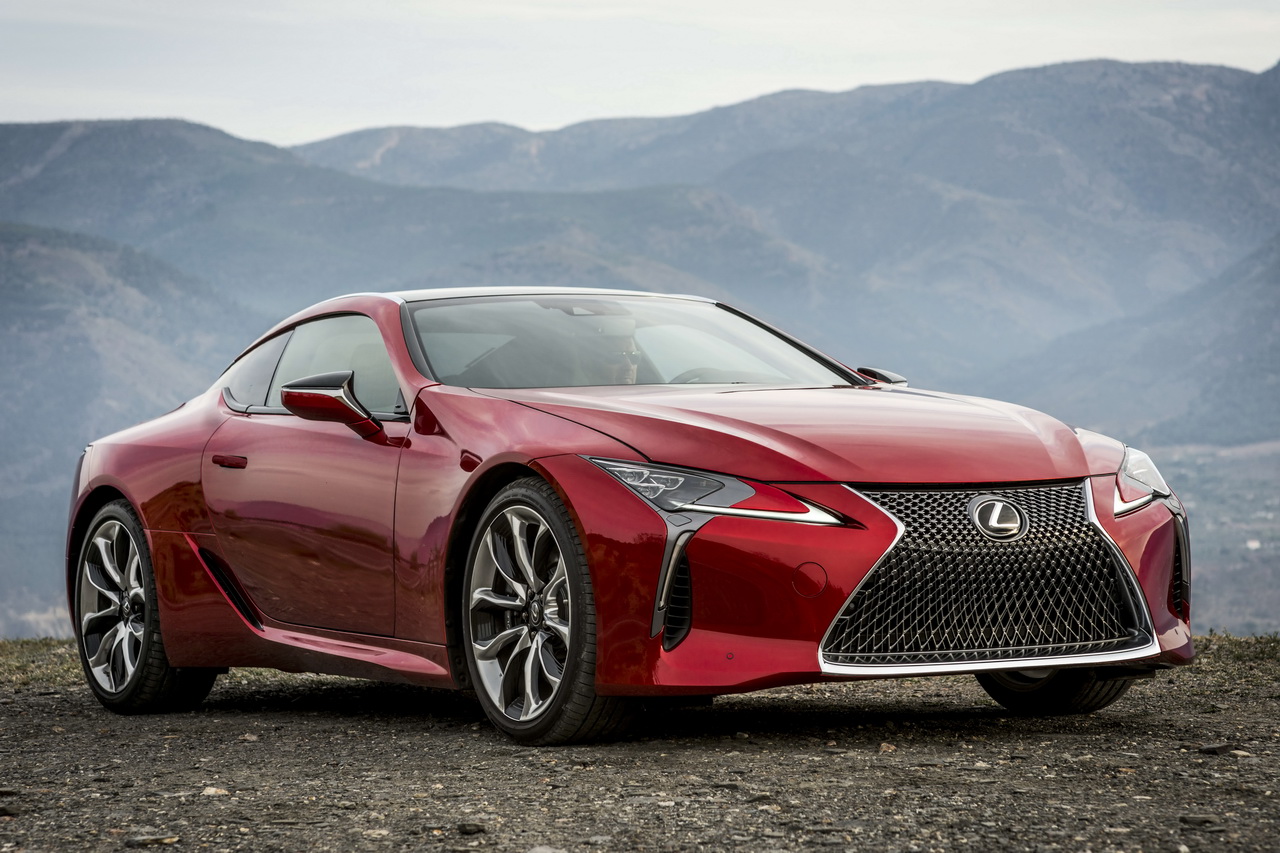 Photo 3 - lexus lc rouge avant - Tarifs Lexus LC 2017 : le coupé Lexus ...