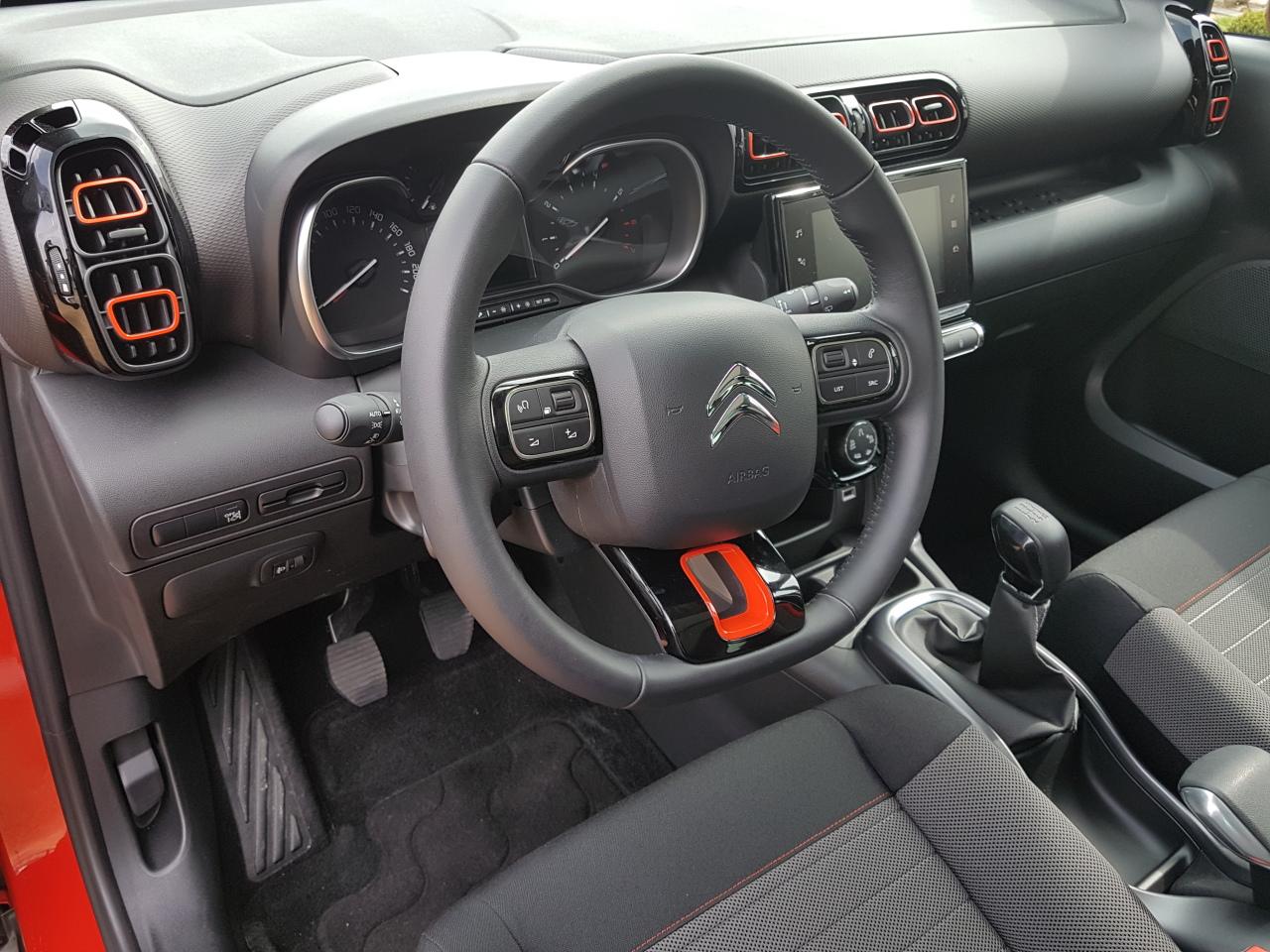Photo 5 - intérieur c3 citroen aircross rouge - Essai Citroën C3 ...
