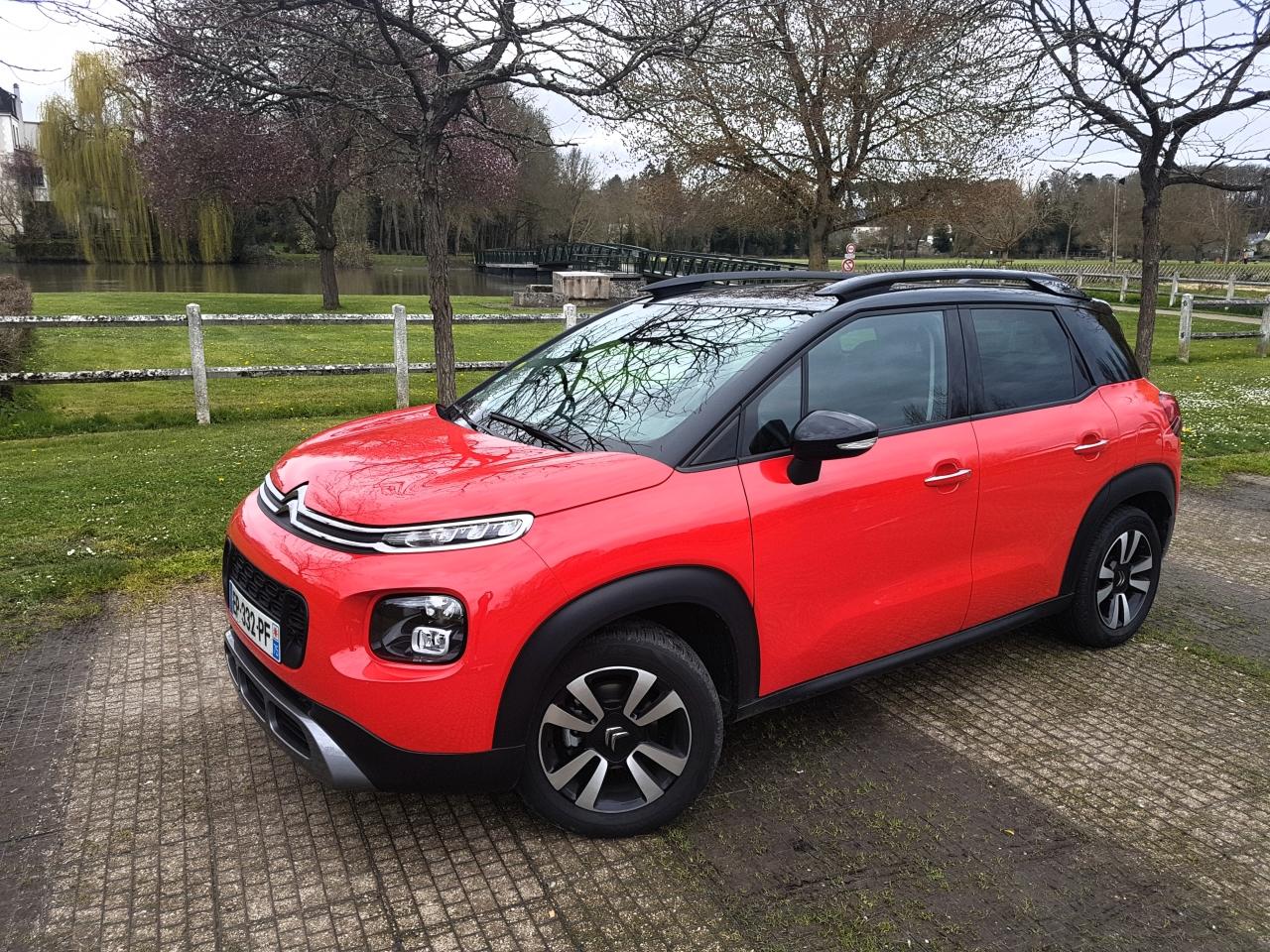 Photo 1 - citroen C3 aircross rouge - Essai Citroën C3 Aircross : un ...