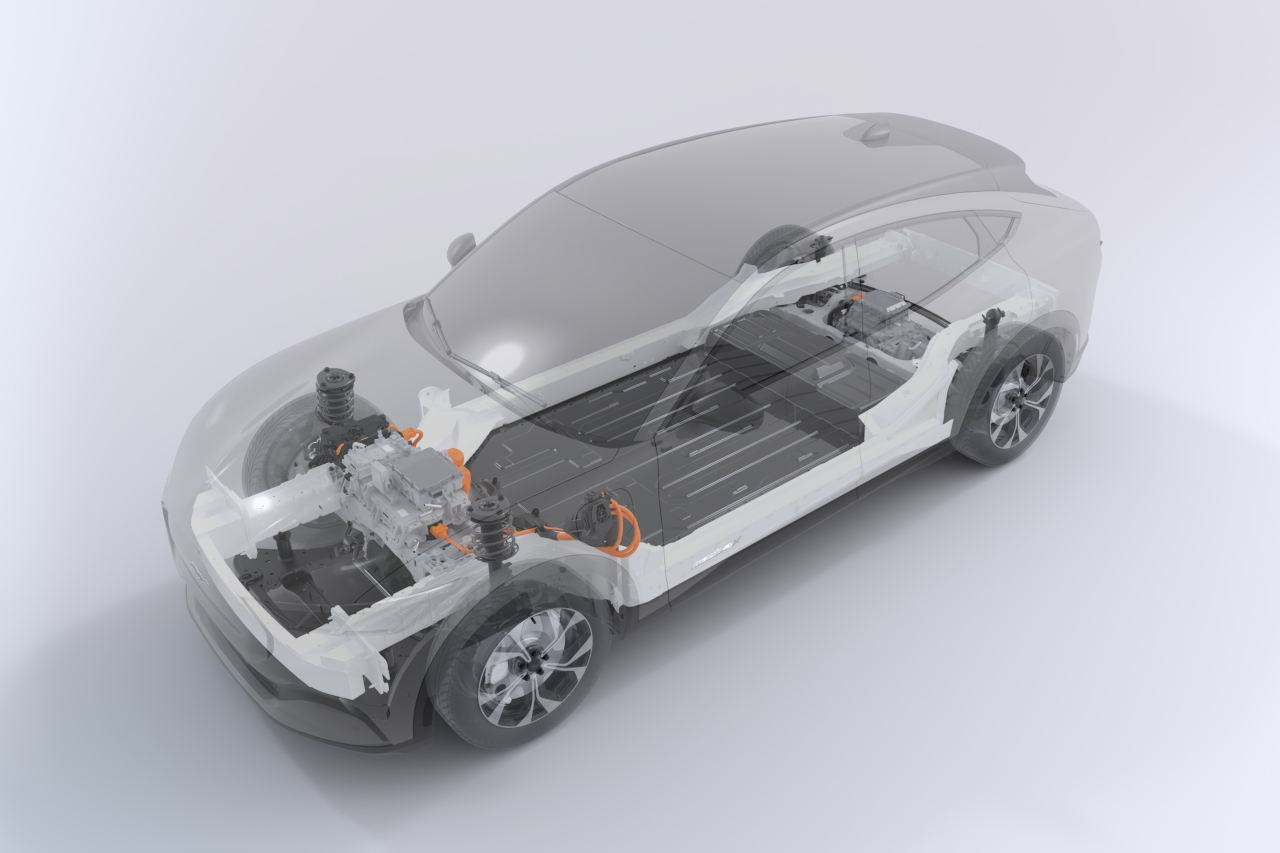Ford Mustang Mach-E. La batterie représente près d'un tiers du prix