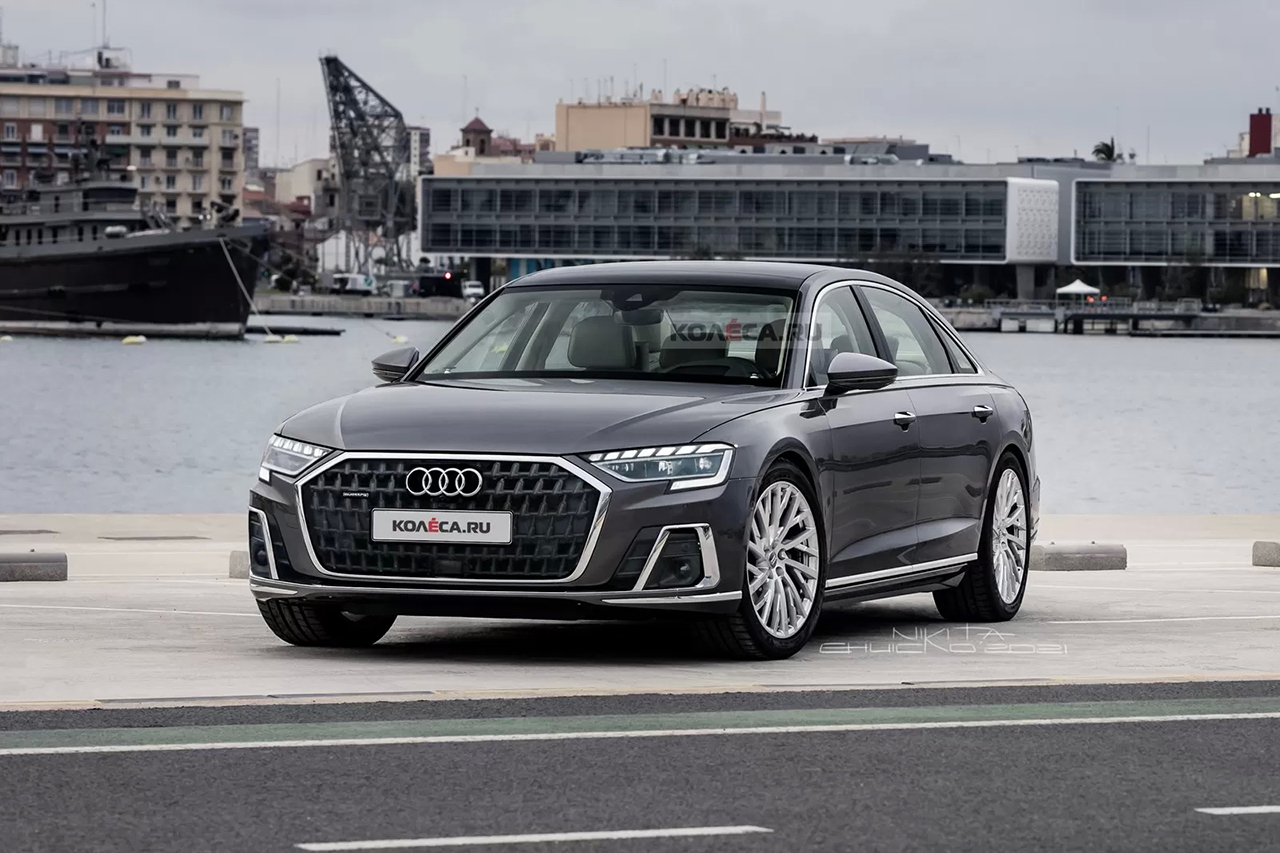 Photo 3 - audi a8 illustration 2021 - Audi Landjet (2024). Un concept ...