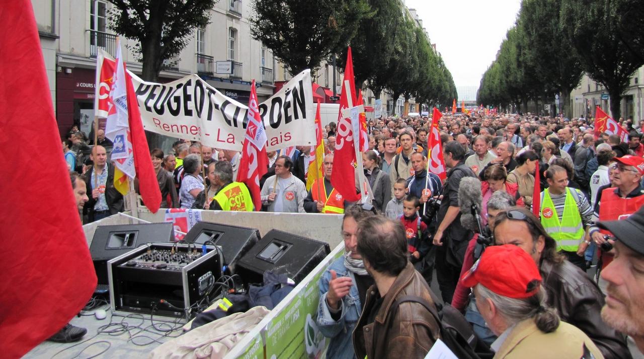 Photo 3 - Rennes-La Janais : mobilisation massive avant les grandes ...