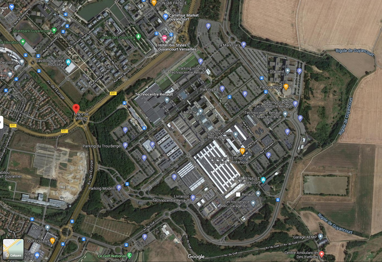 Renault. 25 ha du Technocentre vendus pour le Grand Paris Express