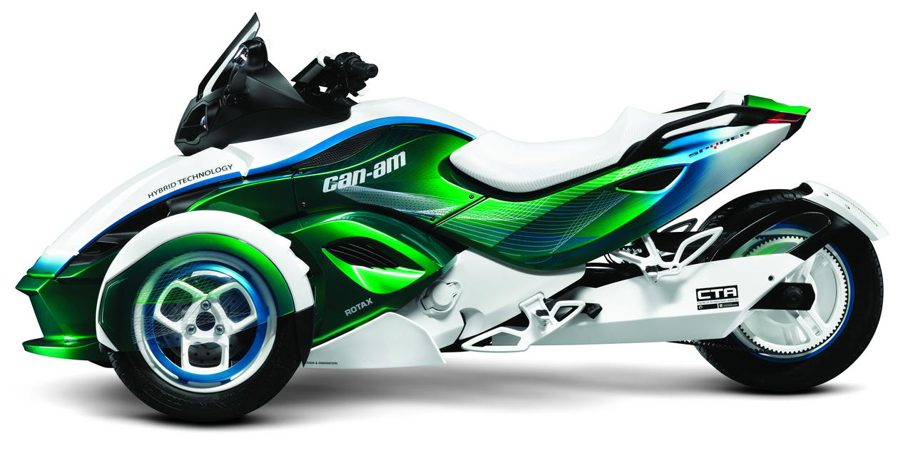 Photo 3 - L'atypique Can-Am Spyder devient hybride