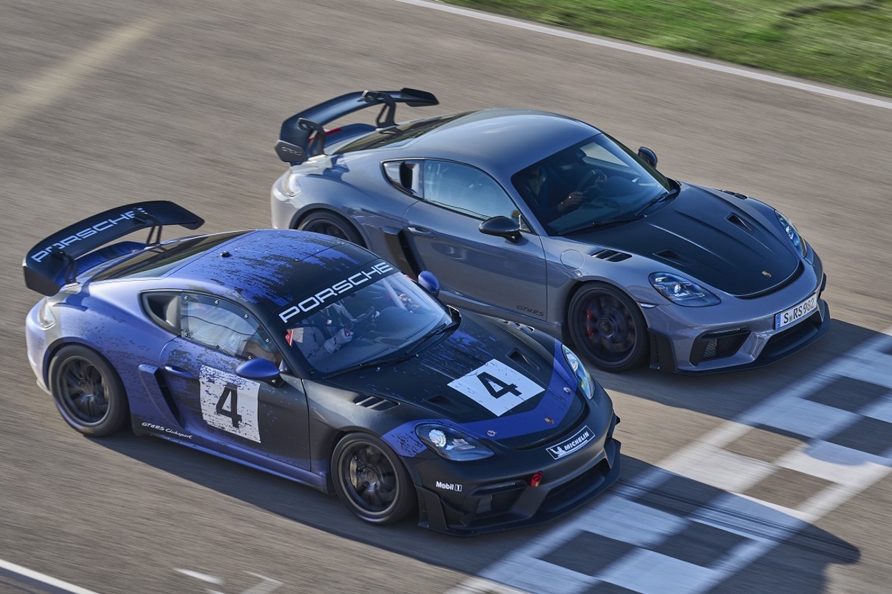 Porsche 718 Cayman GT4 RS (2021). 500 ch et une Clubsport de circuit