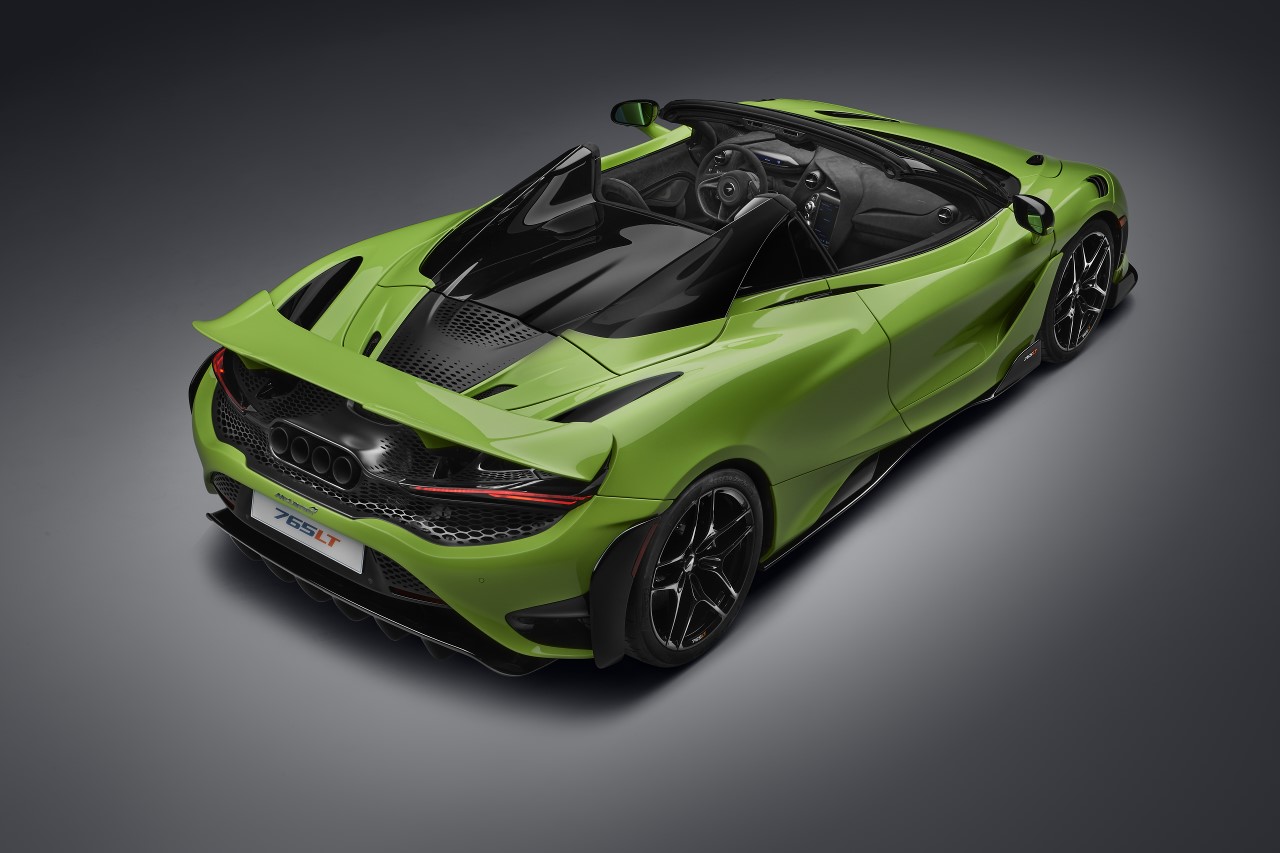 McLaren 765LT Spider (2021). 372 500 € pour le roadster extrême