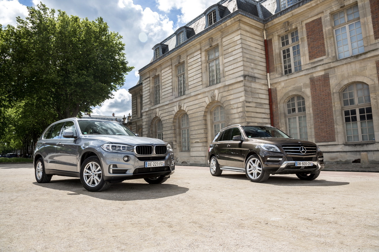 BMW X5 25d vs Mercedes ML 250 BlueTEC : le match des 4 cylindres
