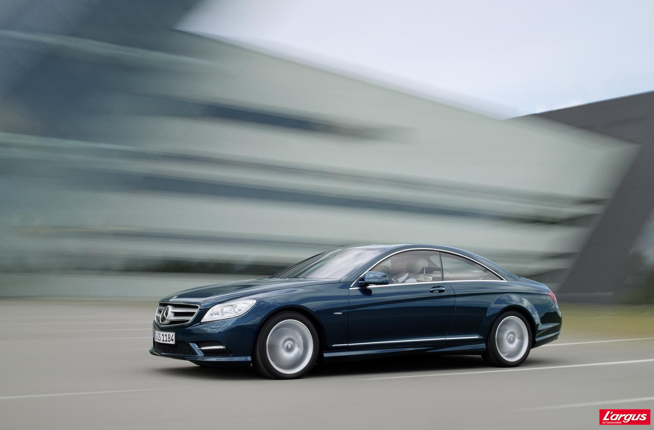 Diaporama et photos - Essai Mercedes CL 500 Blue Efficiency | L'Argus