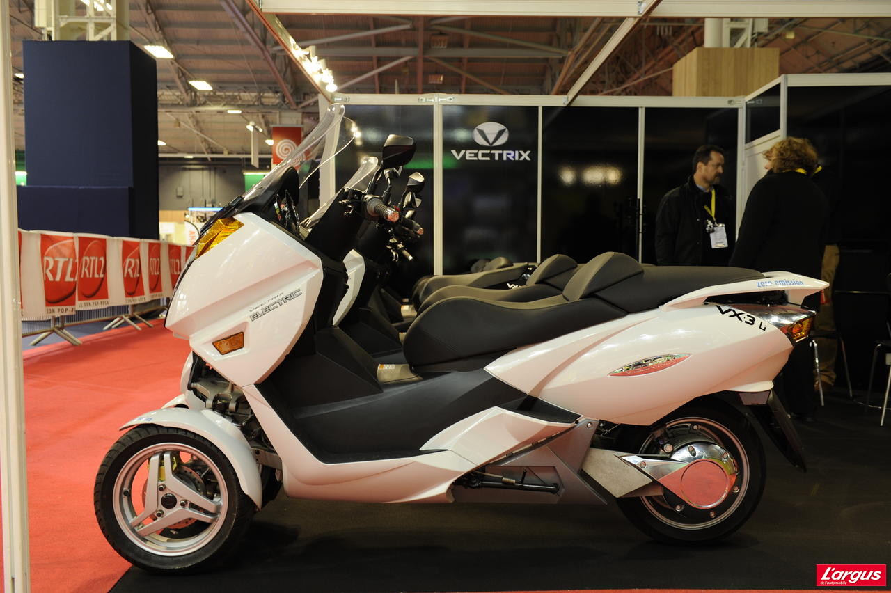 Diaporama et photos - Salon de la Moto 2011 : Vectrix VX-3 Li + | L'Argus
