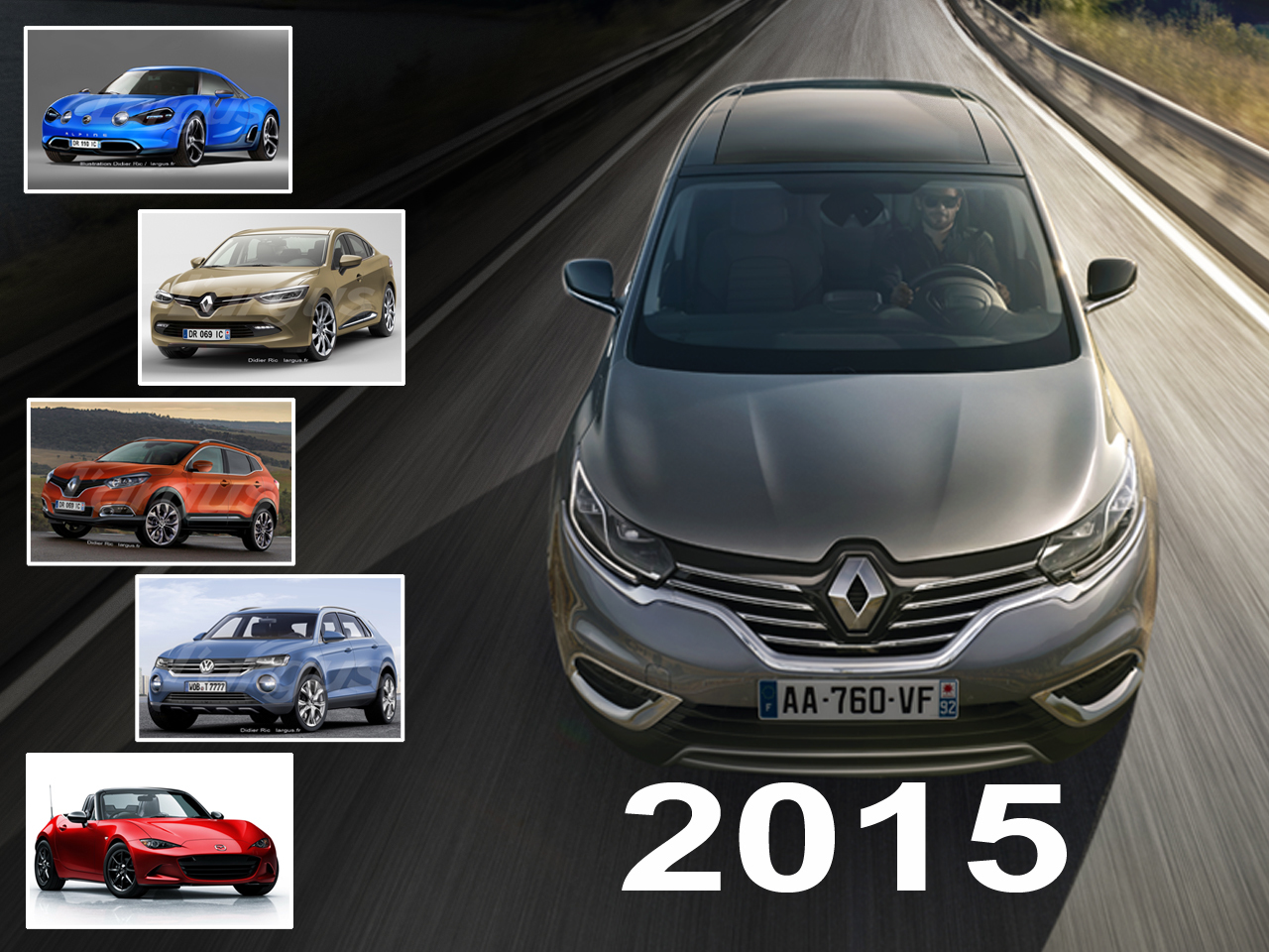 TOP 10 des nouveautés automobiles attendues en 2015