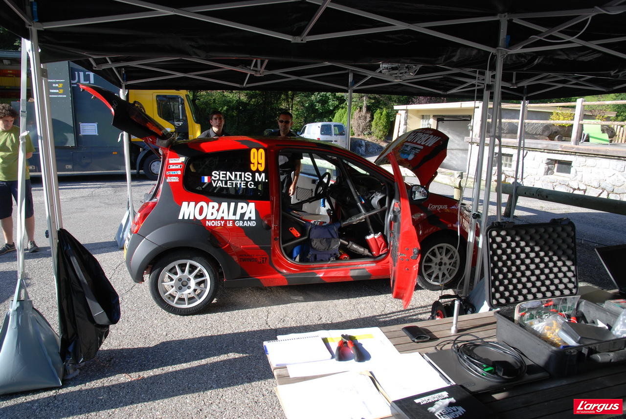 Diaporama et photos - L'argus au rallye du Mont-Blanc en Twingo R1 ...