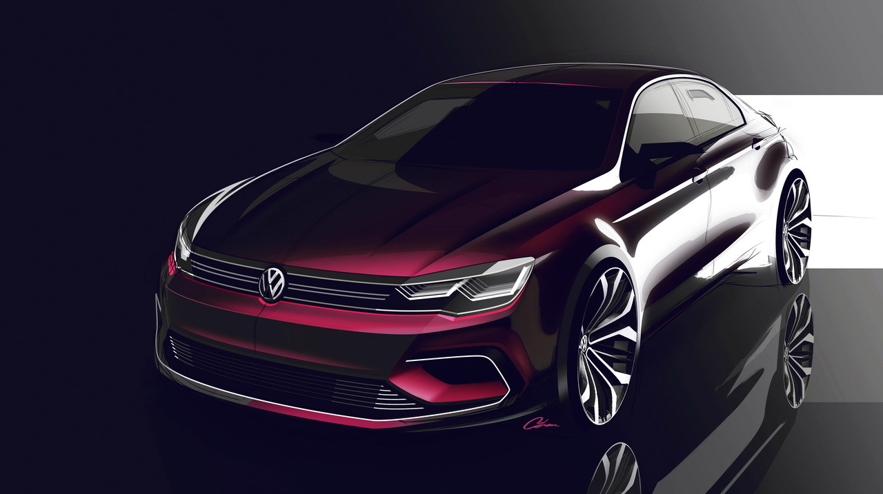 Volkswagen New Midsize Coupé : la future Jetta CC en filigrane - L'argus