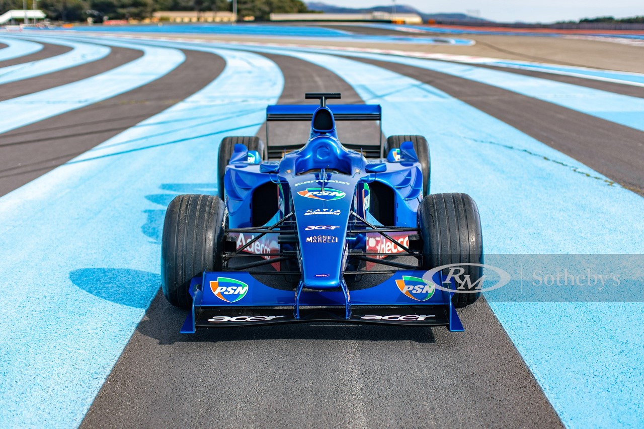 Prost AP02 (1999). Une F1 à moteur V10 Peugeot à la vente