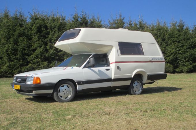Audi. Une berline 100 transformée en camping-car - Photo #1 - L'argus