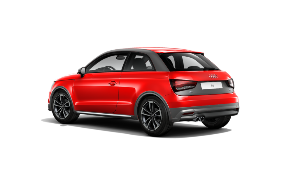 Photo 3 - Audi A1 Active 2015 vue avant rouge et grise - Audi A1 City ...