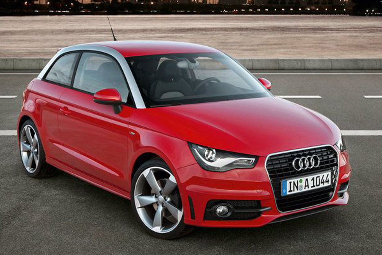 Photo 3 - audi a1 3 portes vue avant rouge et grise - Audi A1 2018 ...