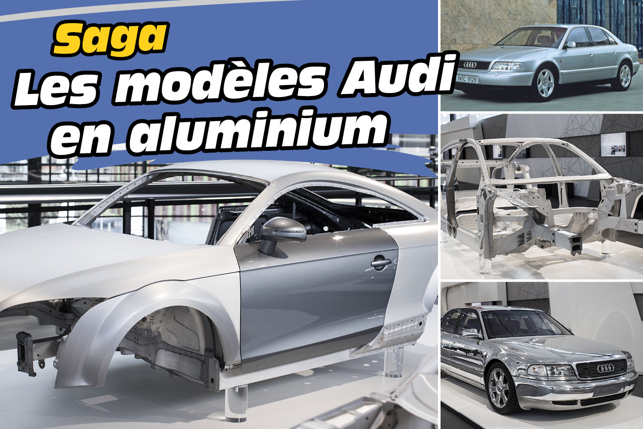 En images. La saga des modèles Audi en aluminium | L'Argus