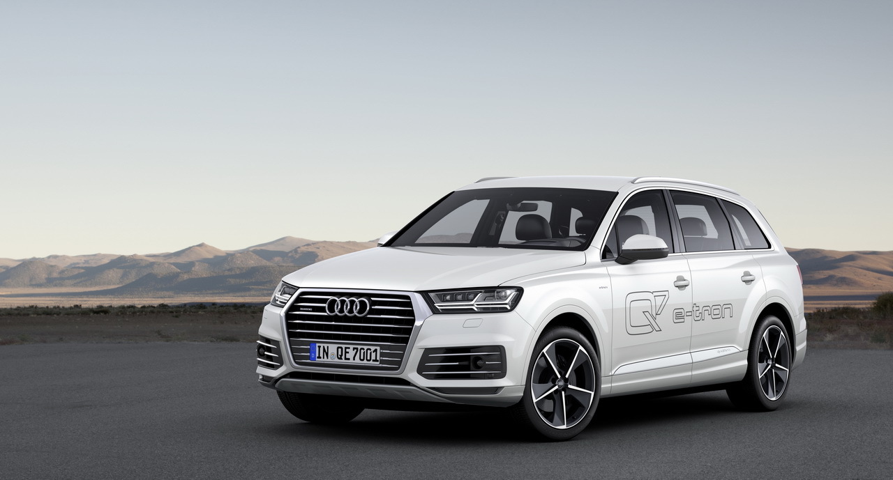 Audi Q7 e-tron quattro (2015) : premières photos officielles