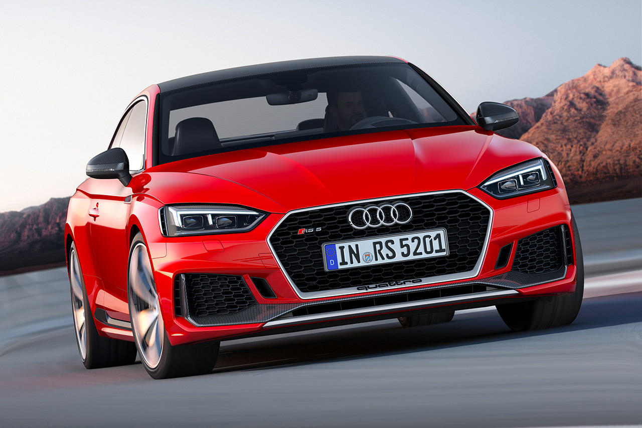 Photo 3 - audi RS5 rouge avant - Audi RS5 : disponible à partir de 95 000