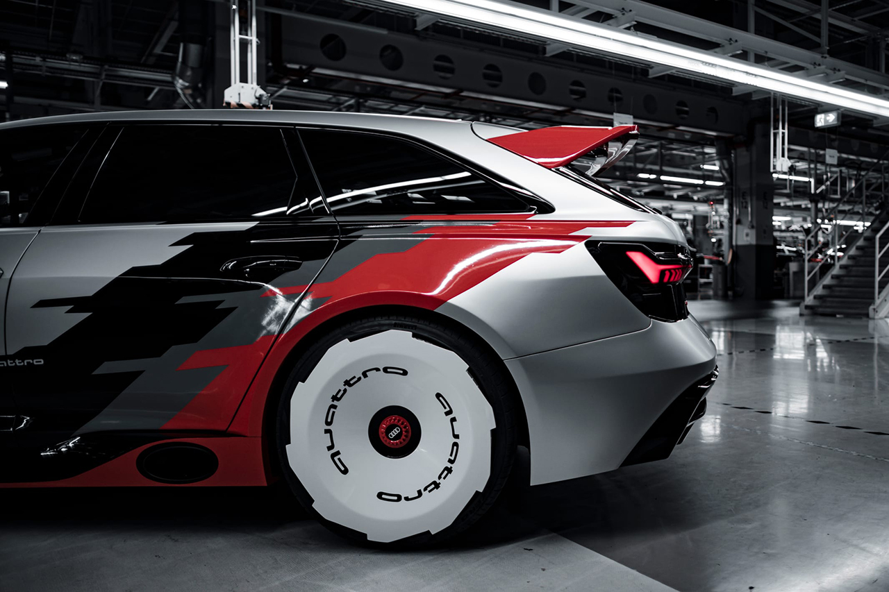 Audi RS6 GTO Concept. Un hommage aux 40 ans du système quattro